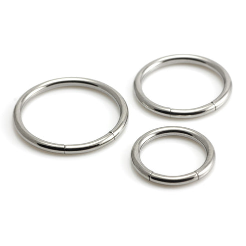 Titanium Hinged Segment Ring - 1.2mm – London Piercing Clinic