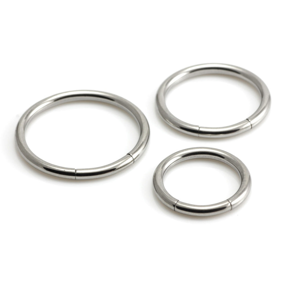 Titanium Hinged Segment Ring - 1.2mm – London Piercing Clinic